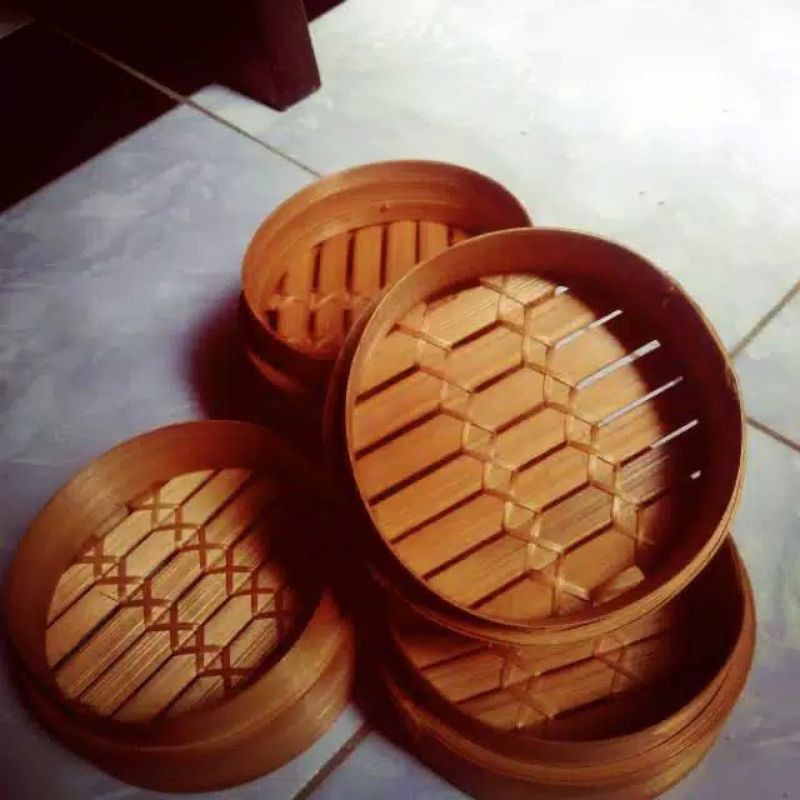 Jual Klakat bambu dimsum 13 cm 13cm wadah kukus | Shopee Indonesia