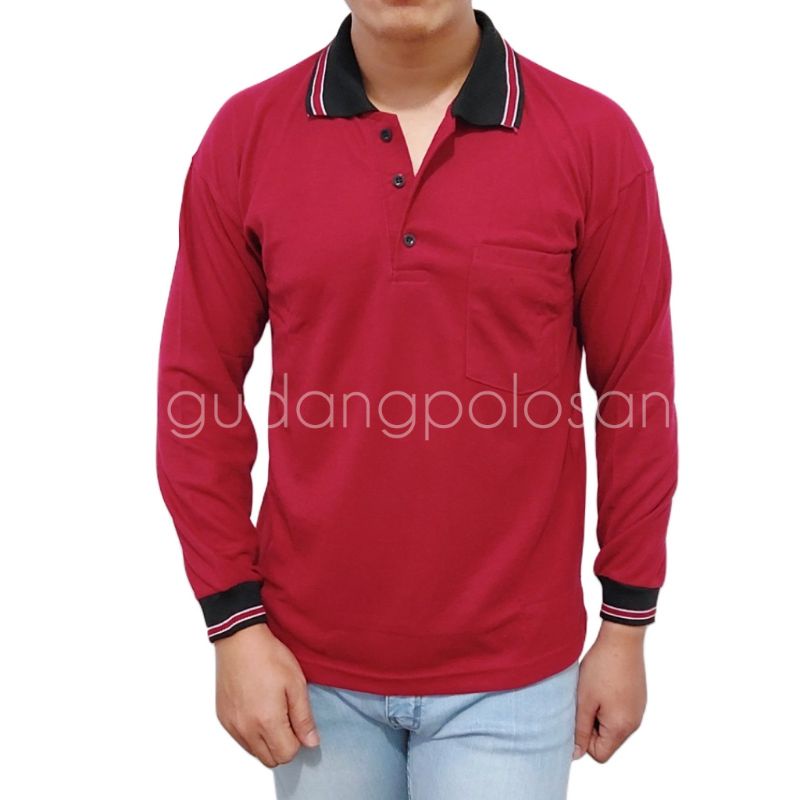 Jual GP Kaos Polo/Polo Shirt/Kaos Kerah Lengan Panjang Maroon | Shopee ... Jual GP Kaos Polo/Polo Shirt/Kaos Kerah Lengan Panjang Maroon | Shopee ...