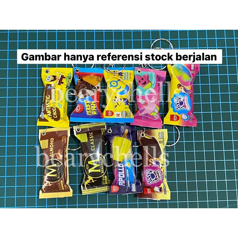 Jual READY GANCI SNACK GANTUNGAN KUNCI MINIATUR SNACK KOPI TEH SUSU ...