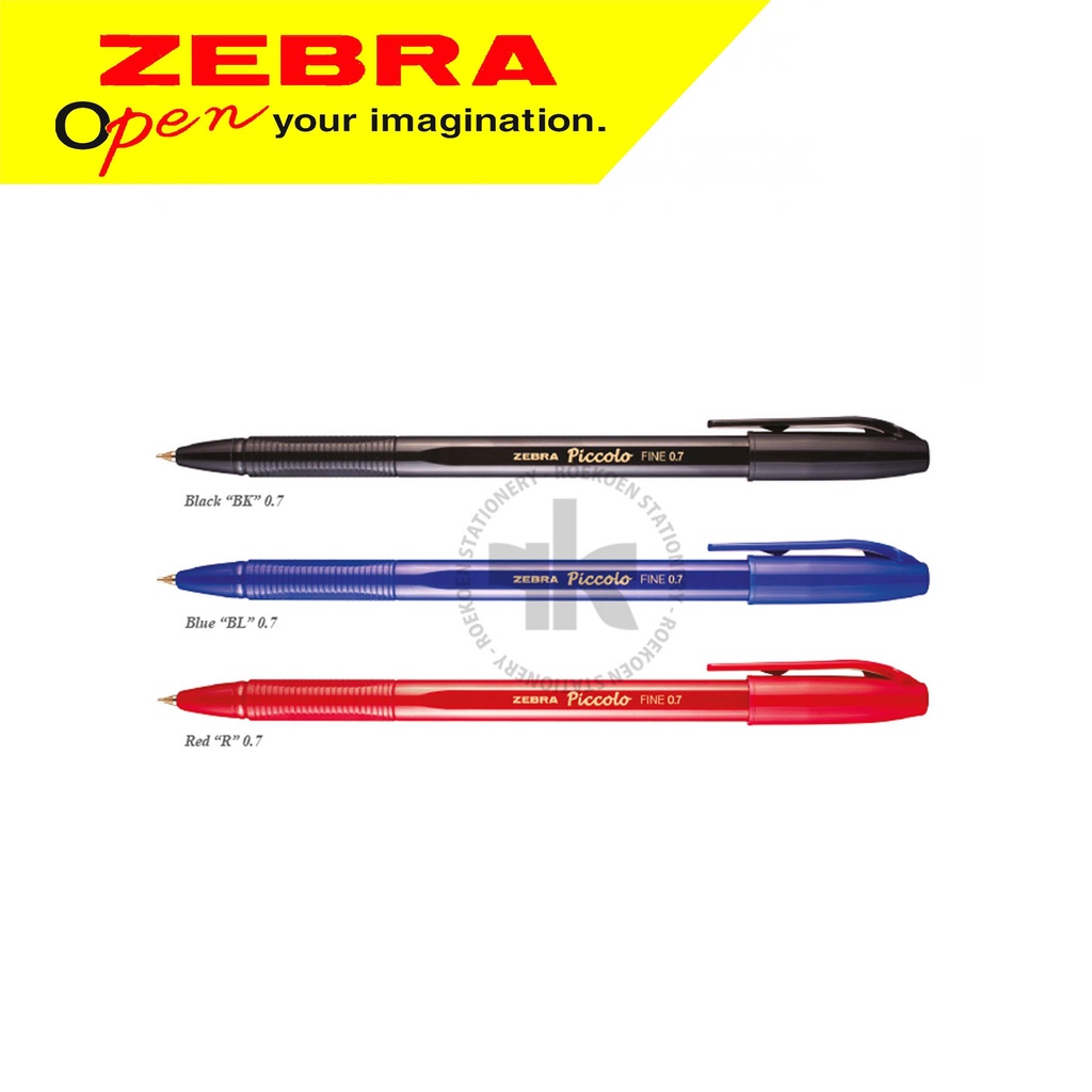 Jual Zebra Piccolo Ballpen Semi Gel 0.7mm | Shopee Indonesia