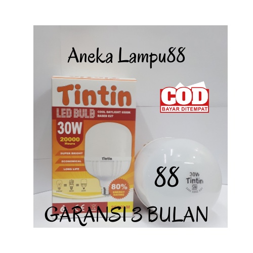 Jual Lampu led 30 watt tintin paket 10 pcs - Bohlam 30 watt tintin ...