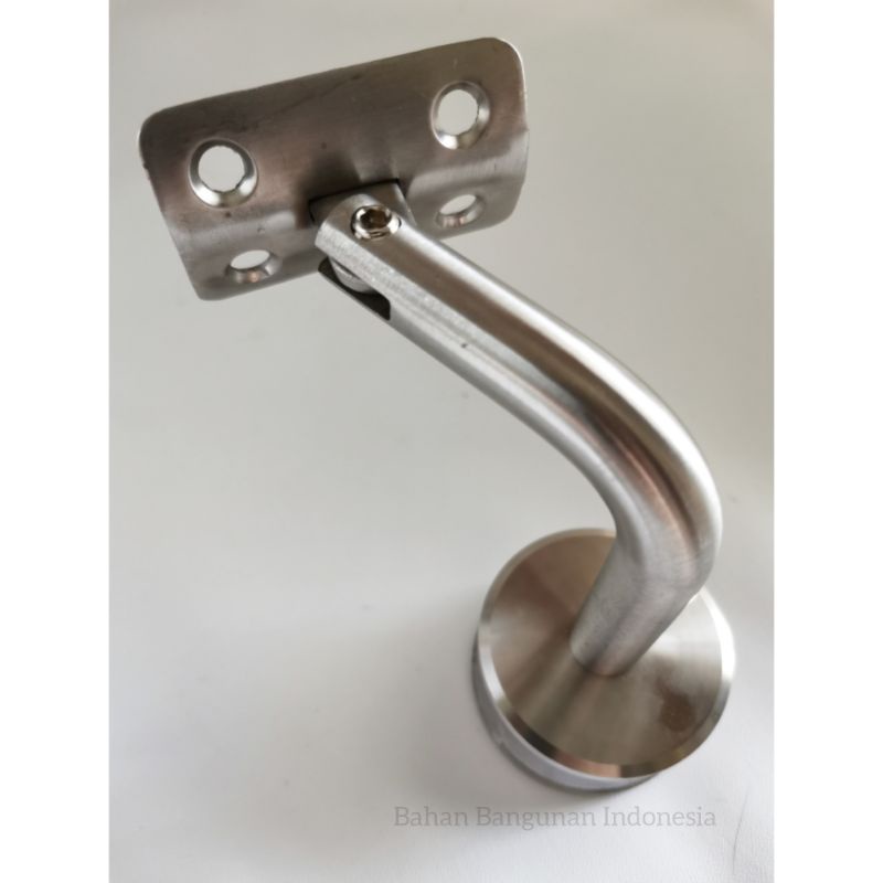 Jual Baru Bracket Handrail Kaca Stainless 60X60 Mm Railing Tangga ...