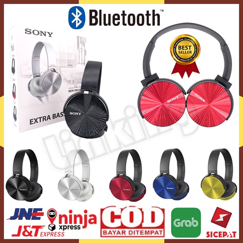 Jual Headset bluetooth wireless earphone bluethooth SONY XB450BT extra ...