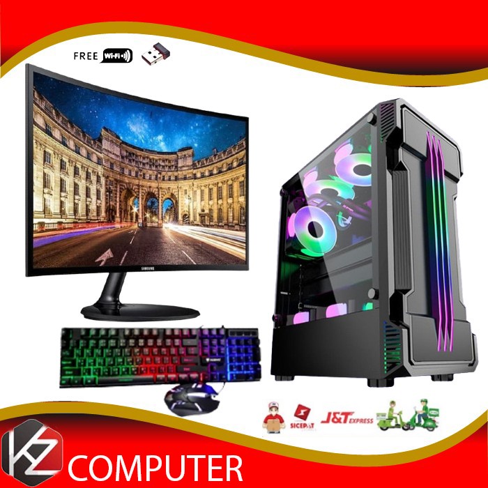 Jual PC Gaming Lengkap INTEL CORE i3 12100F VGA GTX 1050Ti 4GB Ram 8GB DESAIN, VIDEO EDITING ...