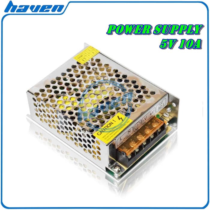 Jual POWER SUPPLY 5V 10A / PSU 5V 10A SWITCHING BODY KECIL | Shopee ...