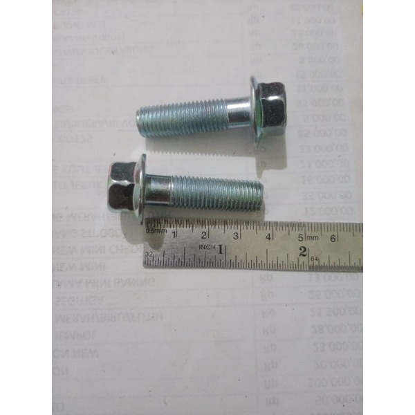 Jual (2PCS) Baut flange 10x35( baut 14 panjang 3,5Cm) | Shopee Indonesia