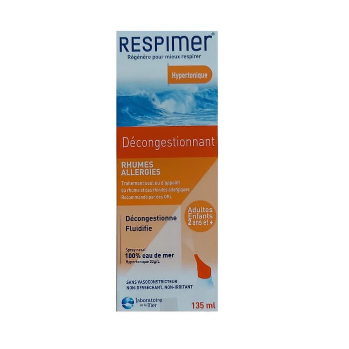 Jual Respimer Hypertonic Decongestant Cold Allergy Relief 135ml Anak ...
