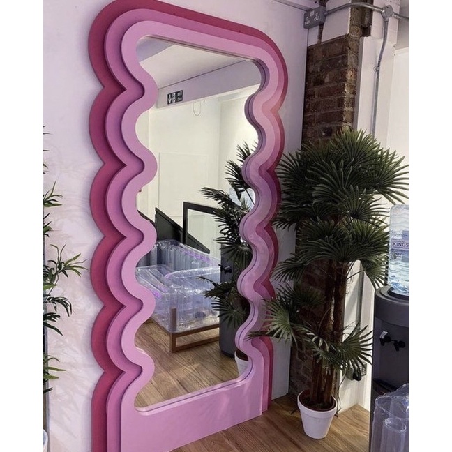 Jual Curvy wavy Mirror LED | Shopee Indonesia