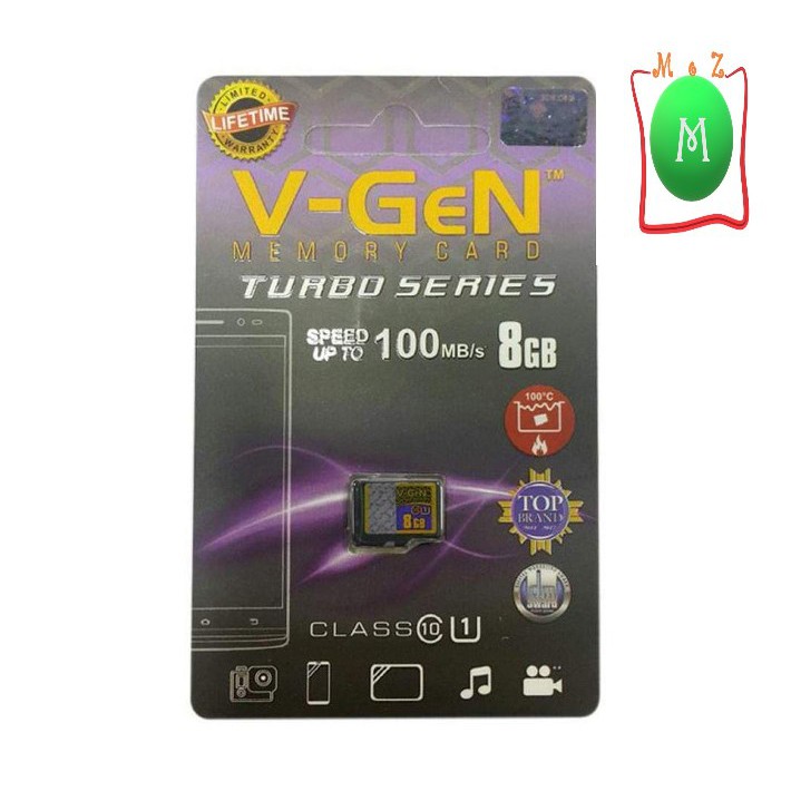 Jual MEMORI CARD VGEN TURBO SERIES 4GB 8GB 16GB 32GB 64GB ORIGINAL 100% ...