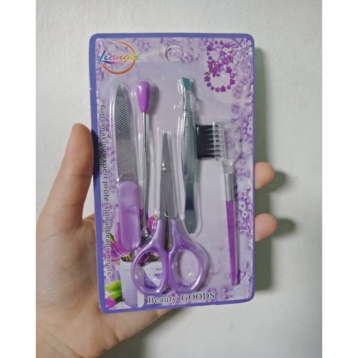 Jual Alat manicure Pedicure Set Mini 5 in 1 | Shopee Indonesia