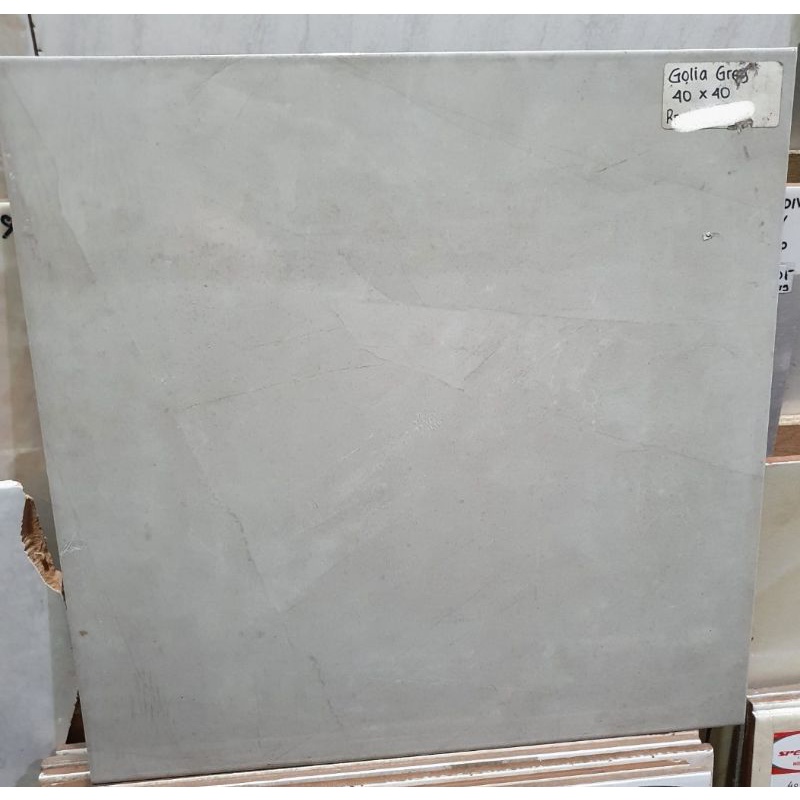 Jual keramik 40x40 lantai glossy mengkilap licin marmer golia grey ...