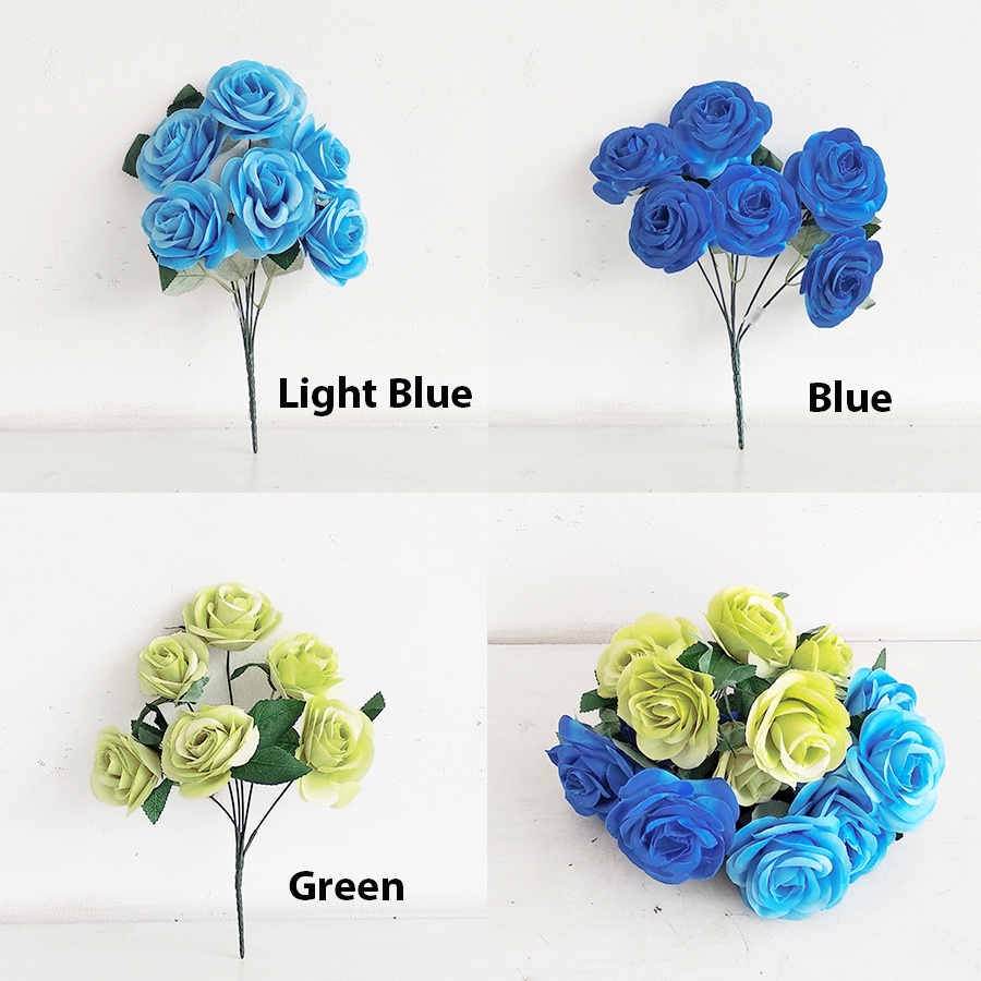 Jual Bunga Palsu / Artificial Flower - Rose Smile X6 - 6 Cabang ...