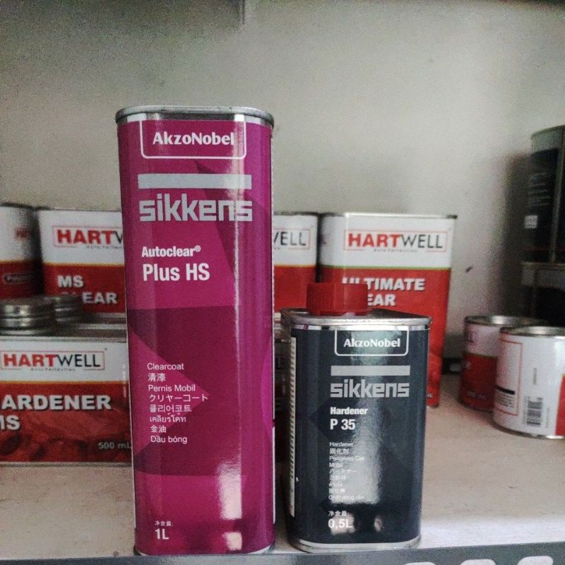 Jual Clear Sikken Clear Sikkens Hs Eceran 500 ml Hardener P35 250 ml ...