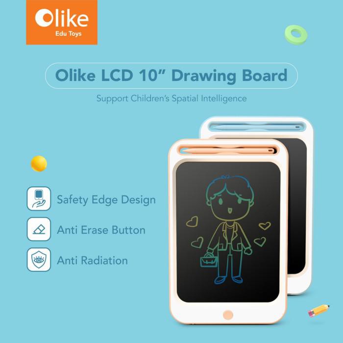Jual Olike LCD Drawing Board 10 inch - Baby Blue | Shopee Indonesia