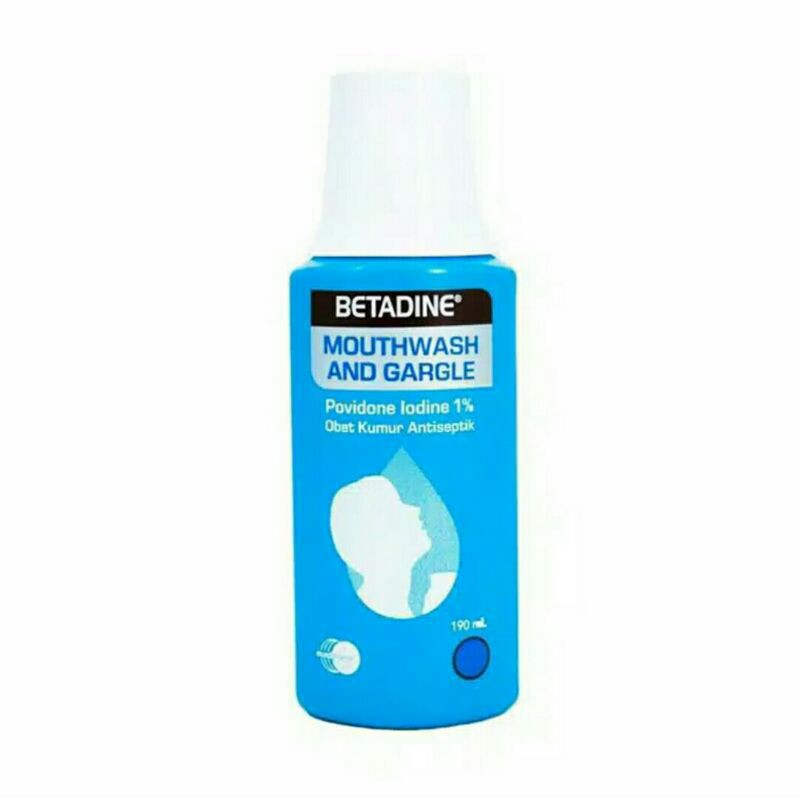 Jual BETADINE OBAT KUMUR ANTISEPTIK POVIDONE LODINE 1% 100ML & 190ML ...