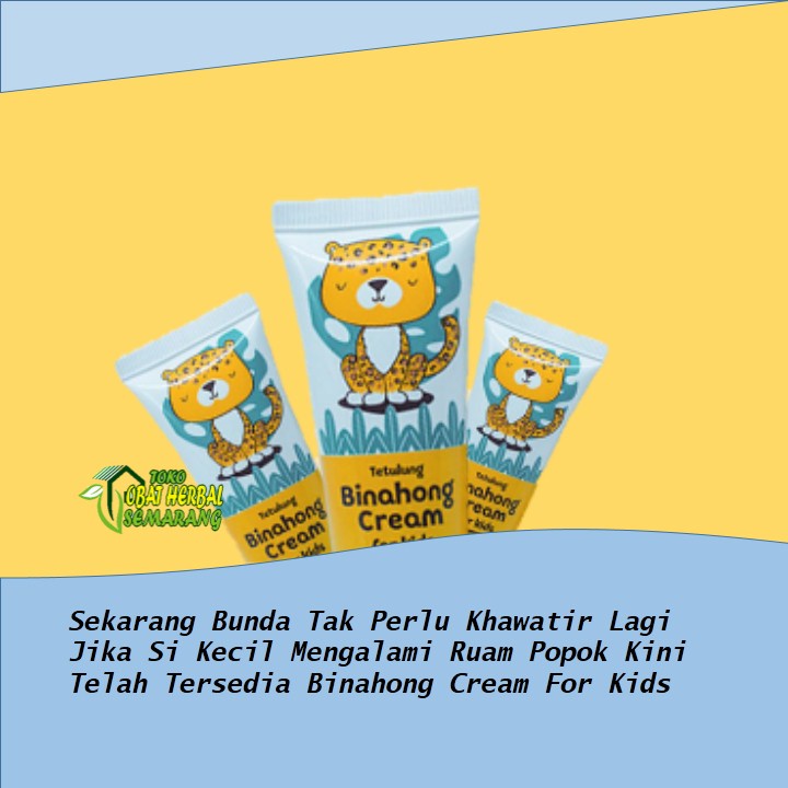 Jual Cream Binahong For Kids 20 gr Salep Kulit Untuk Si Buah Hati Atau ...