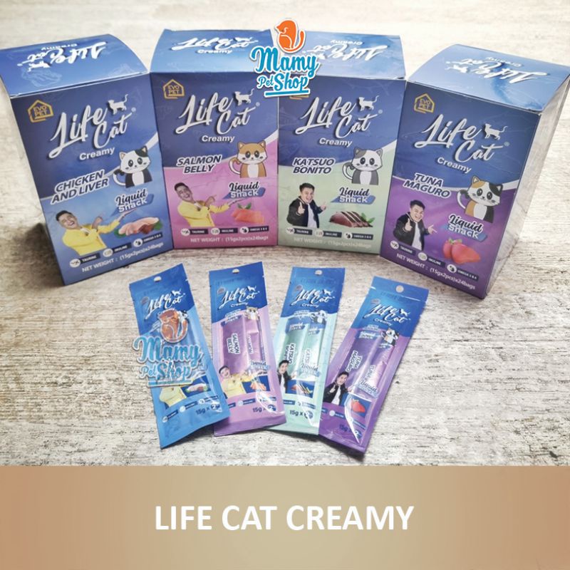 Jual LIFE CAT CREAMY 15 GR 1 SACHET ISI 2 PC | Shopee Indonesia