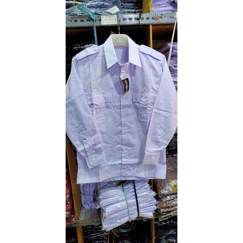 Jual atasan PDU putih asn Pemda,PMR, paskibra, Security, satpam lengan ...