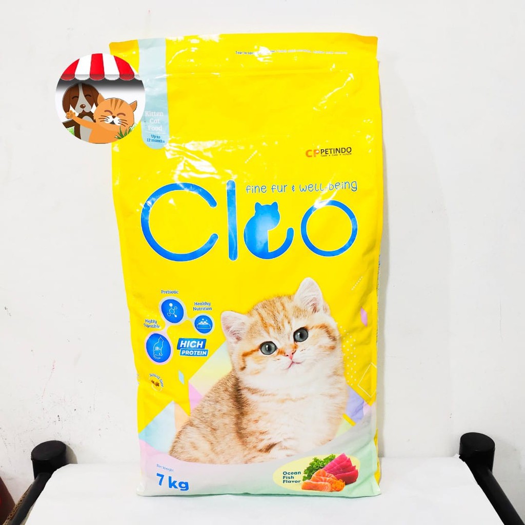 Jual Cleo Kitten Ocean Fish 7 KG Freshpack Dry Cat Food Makanan Anak ...