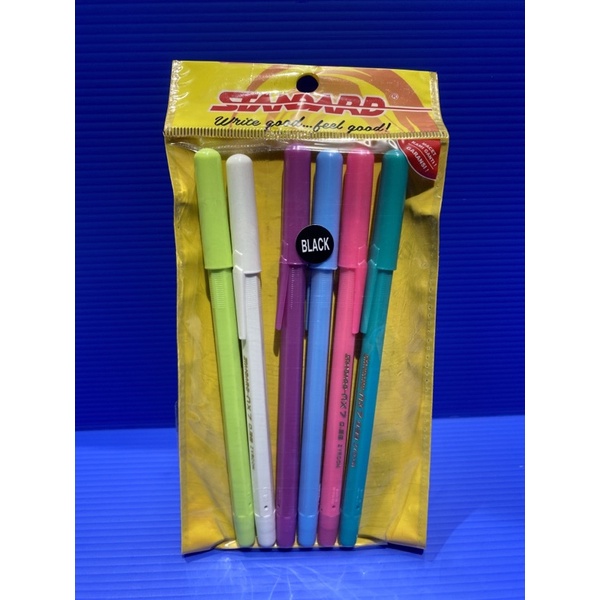 Jual Pulpen Standard NX7 Black 6 Pcs | Shopee Indonesia