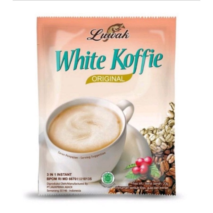 Jual KOPI BUBUK INSTAN LUWAK WHITE KOFFIE 20g KOPI SACHET KOPI TERENAK KOPI TERPOPULER KOPI ...
