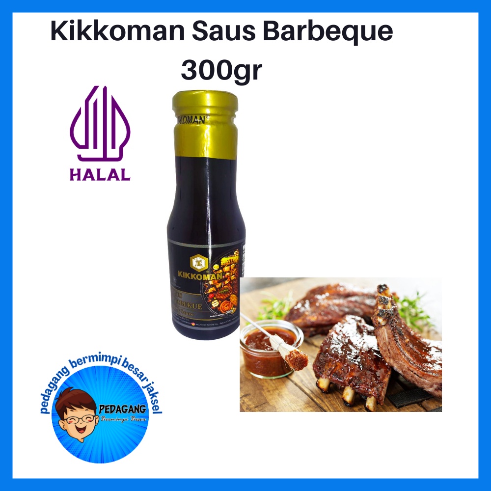 Jual Kikkoman Saus Barbeque 300gr | Saus Barbeque Halal/ BBQ | Shopee ...