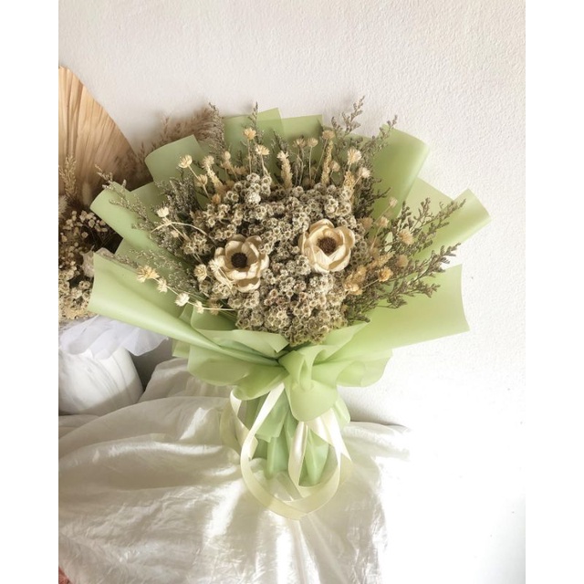 Jual BUKET bunga kering medium | Shopee Indonesia