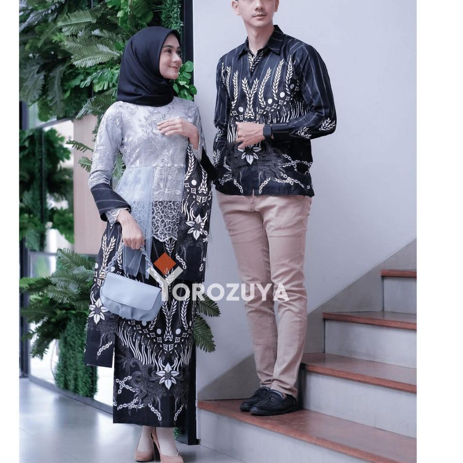 Jual Best Seller.. Set Couple Kebaya Modern Batik Kebaya Couple ...
