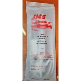 Jual JMS Transfusion Set Sterile Type 5 ORIGINAL (1 Box/25 Pcs ...