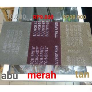 Jual Scoth Scotch Brite 3M Type 7447 Red / Merah | Shopee Indonesia