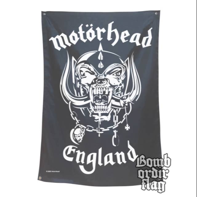 Jual MOTORHEAD FLAG / backdrop (bendera band) | Shopee Indonesia