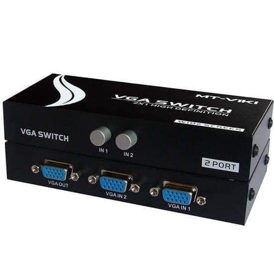 Jual VGA SWITCH 2 PORT / SWITCHER VGA (2 INPUT 1 OUTPUT) | Shopee Indonesia