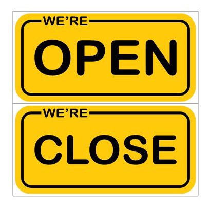 Jual Tulisan Open Close Toko / Sign Open Close | Shopee Indonesia