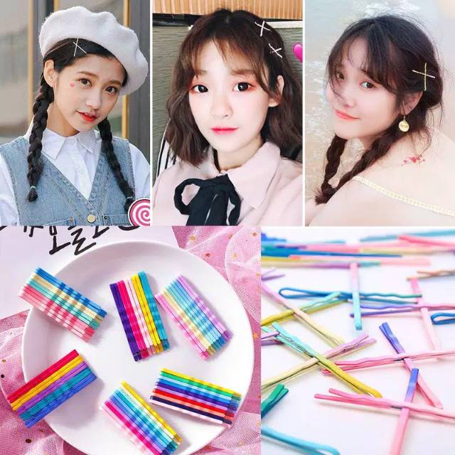 Jual Hairpin Jepit Rambut Rainbow Unicorn 10pcs Lidi Biting Korea ...