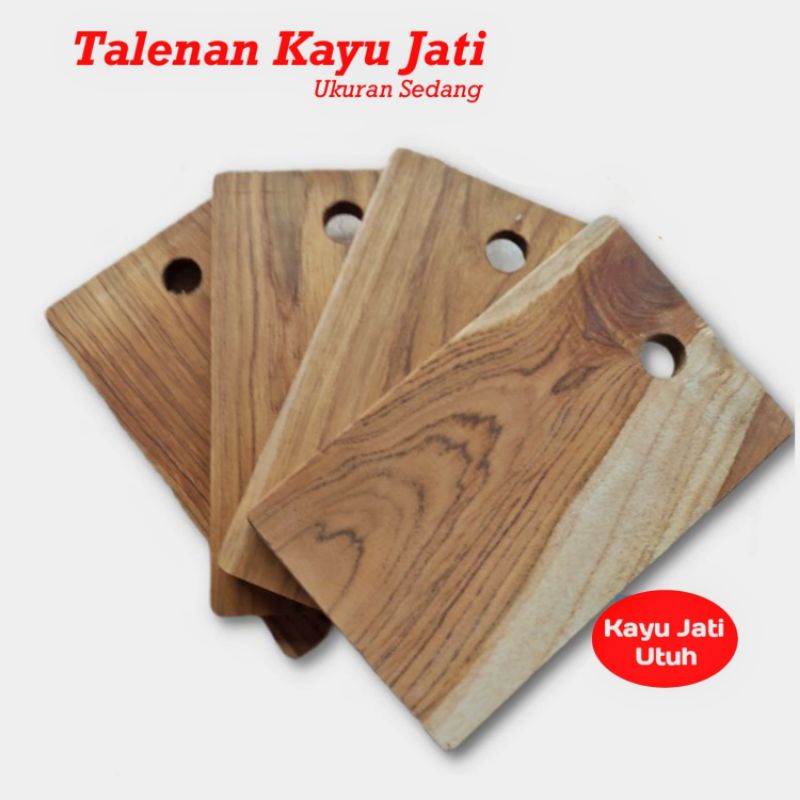 Jual Talenan Telenan Kayu Jati Finishing Food Grade Quality Premium ...