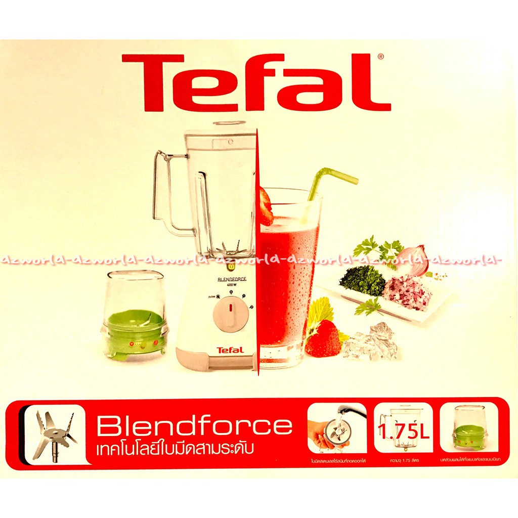 Jual Tefal Blendforce Blender Untuk Menghalus Rempah Rempah Dan Buah Buahan Juicer | Shopee ...