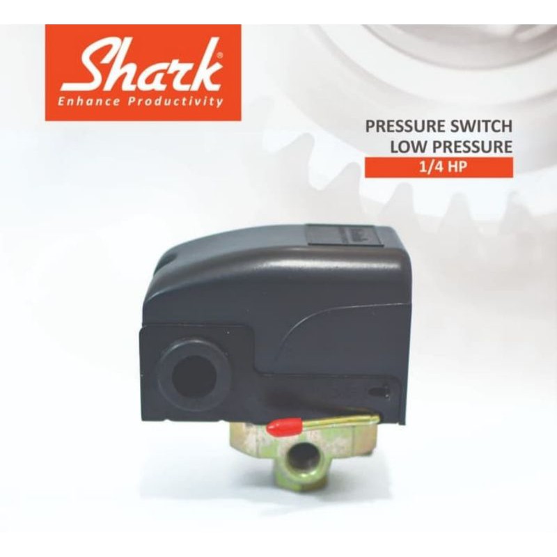 Jual Pressure Switch Otomatis Kompresor 1/4 HP Shark Original | Shopee ...