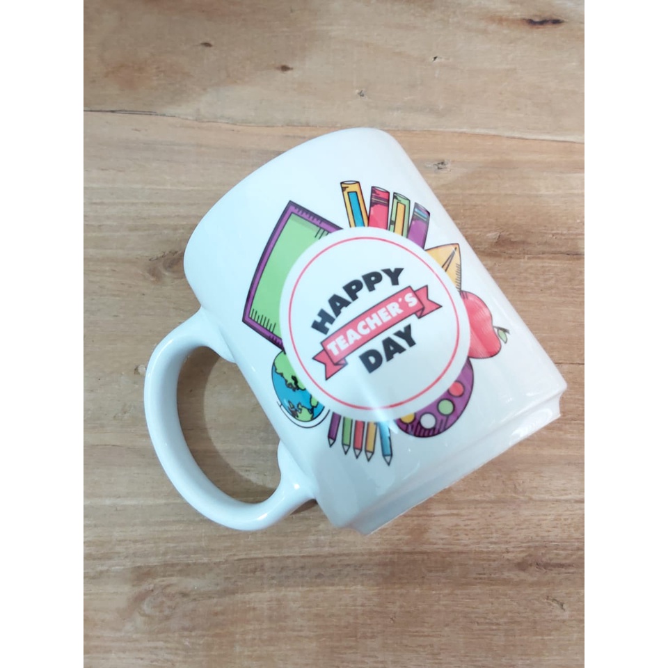 Jual CUSTOM MUG UCAPAN HARI GURU / TEACHER'S DAY | Shopee Indonesia