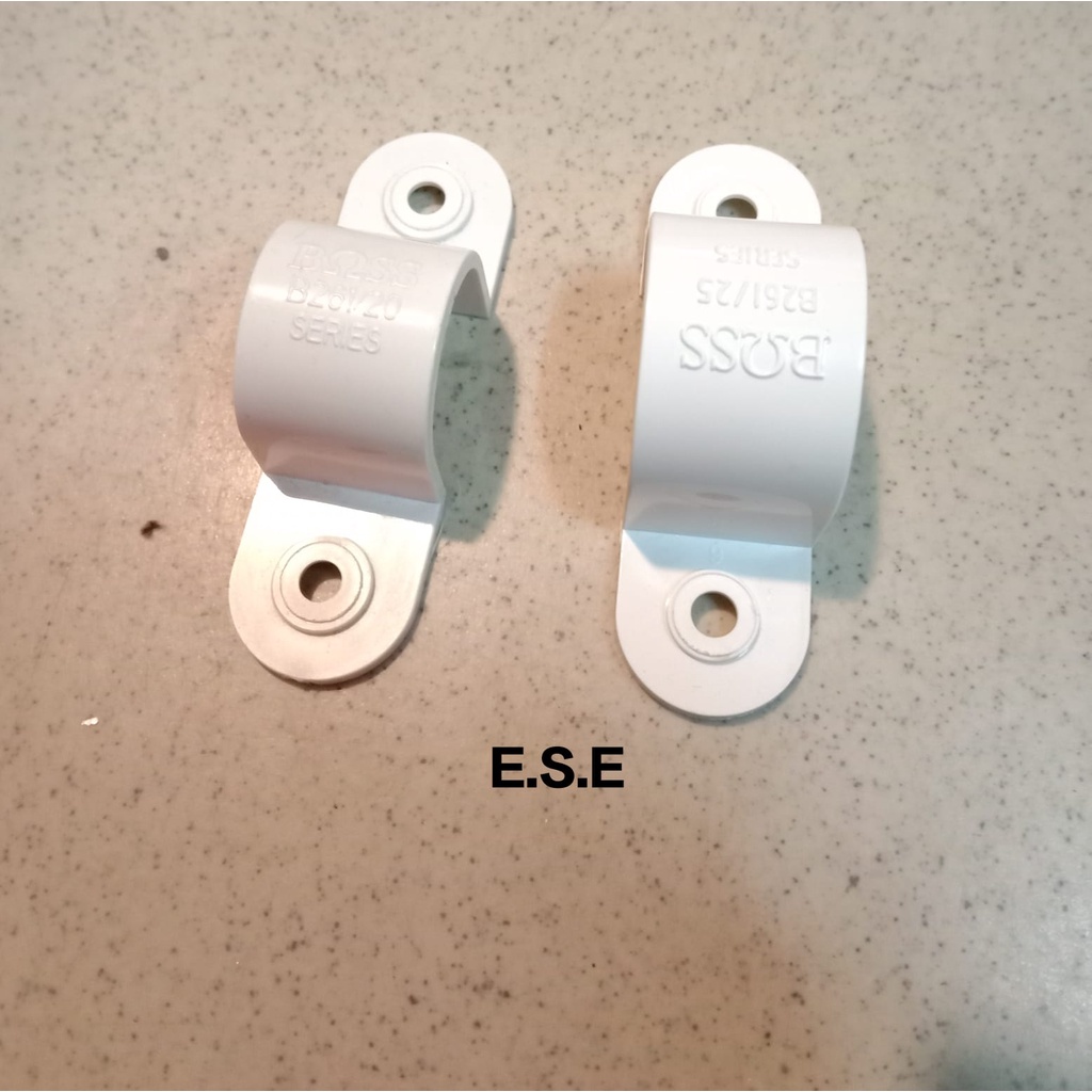 Jual Clamp PVC Merk BOSS 20mm / Klem clipsal (per pack) | Shopee Indonesia
