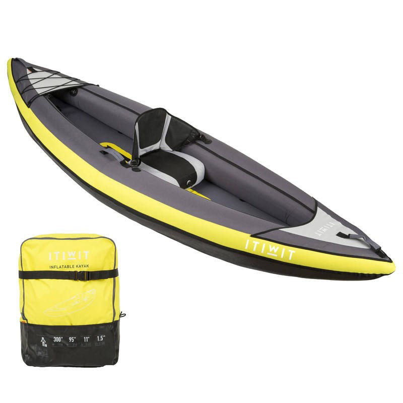 Jual Kayak Kano Cano Canoe Perahu Karet Inflatable Kapasitas 1 Seat ...