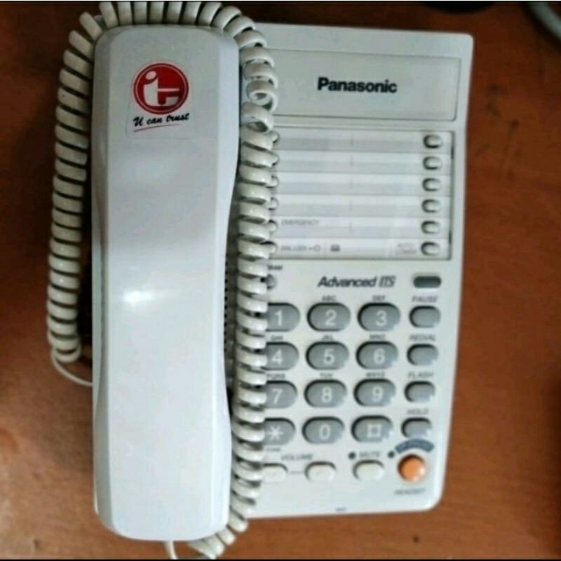 Jual TELEPON RUMAH & KANTOR INDIHOME PANASONIC KX-T2373 SECOND PUTIH | Shopee Indonesia