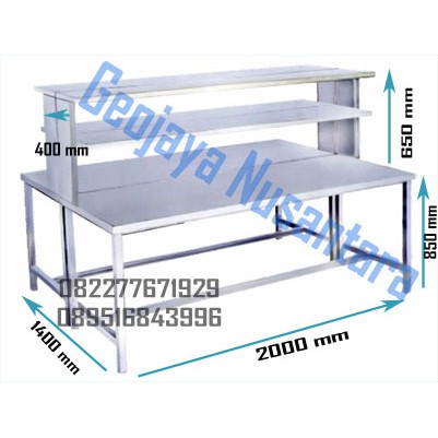 Jual Meja Kerja Tengah Laboratorium Bio Safety Lab Work Bench Medis ...