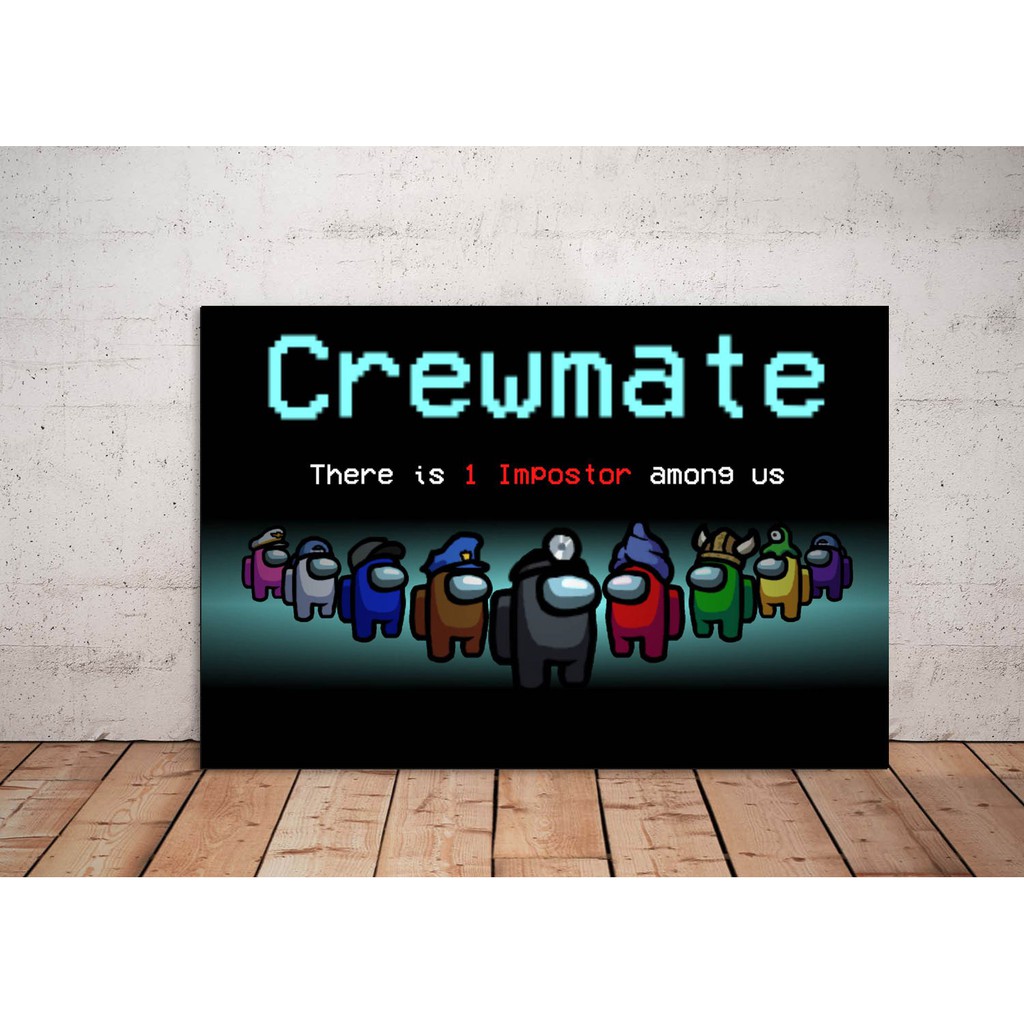 Jual Poster Dinding AmongUs/Hiasan Dinding Rumah Among Us/ Wall Decor ...