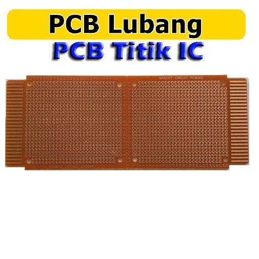 Jual PCB Bolong Titik Matrix Lubang IC Double Prototype Board PCB ...