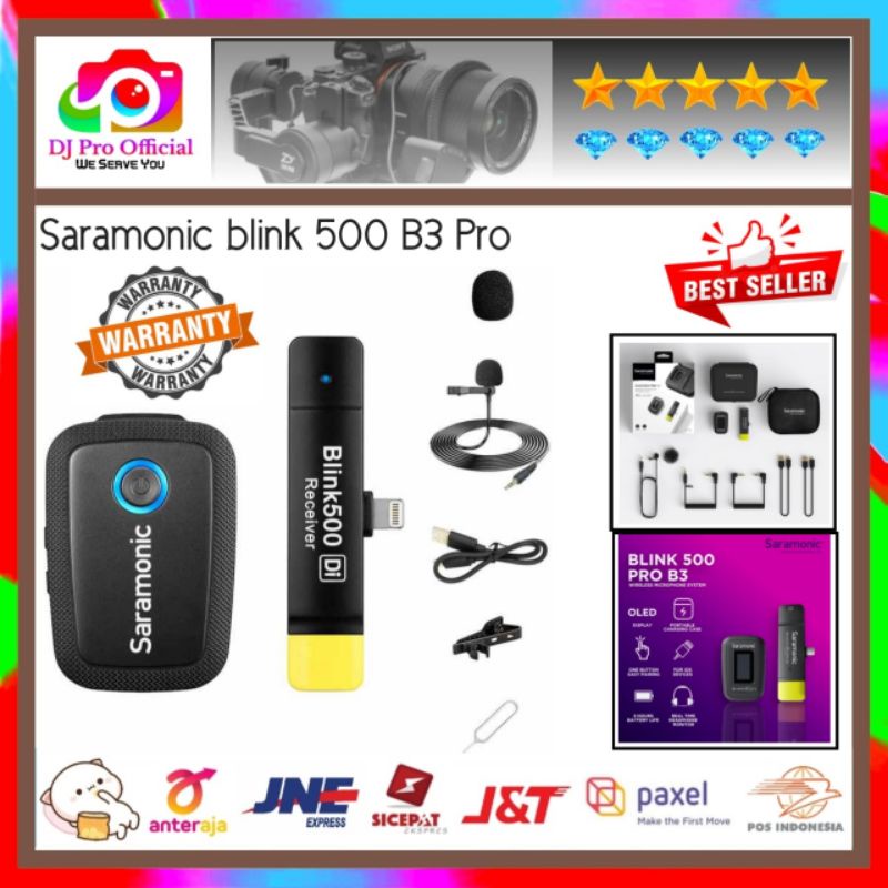 Jual Saramonic Blink 500 Pro B3 Mic TX+RXDi Blink500 Microphone ...