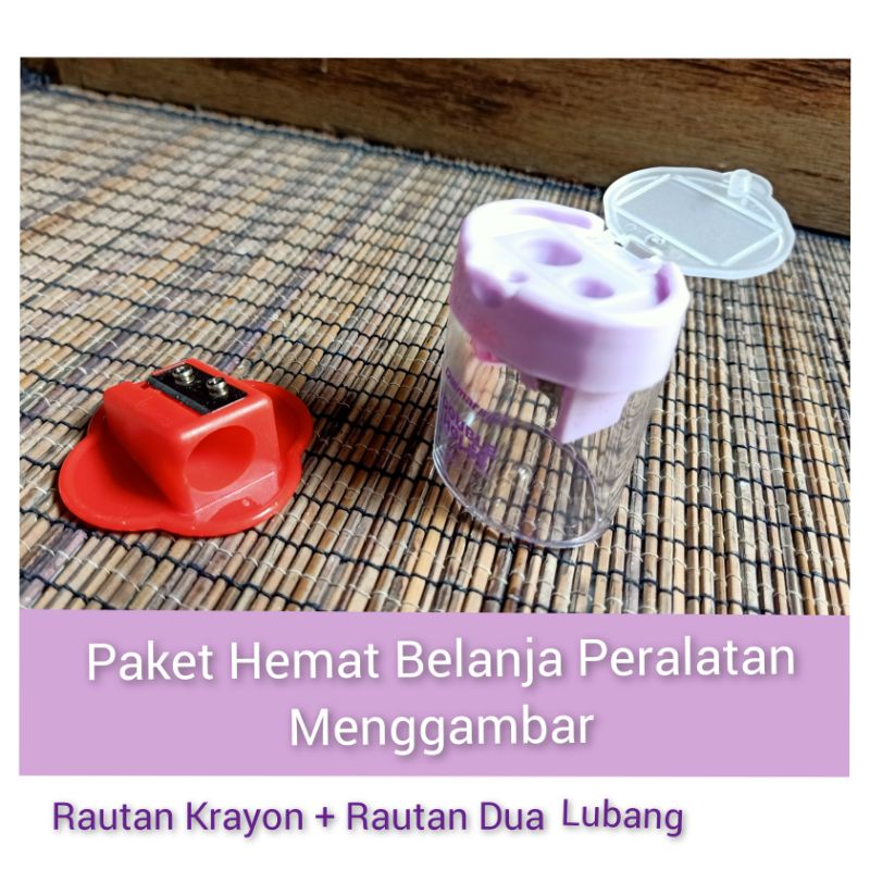 Jual Rautan Lubang Super Besar Giotto Rautan Krayon dan Rautan Dua ...