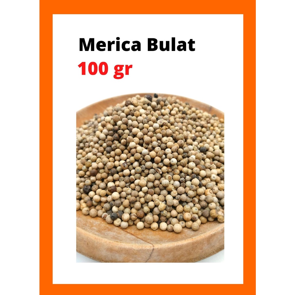 Jual Lada/merica bulat/ Putih utuh 100 Gram | Shopee Indonesia