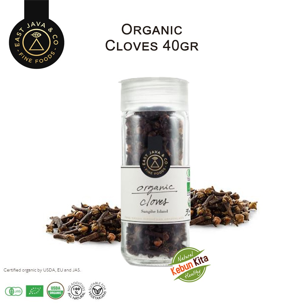 Jual East Java & Co Organic Whole Cloves 40gr (Cengkeh) | Shopee Indonesia