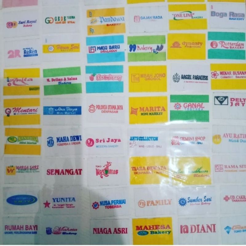 Jual LABEL CETAK PB230 / LABEL PB230 CETAK / LABEL SATO / LABEL SAMARK ...