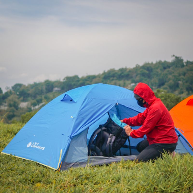 Jual Tenda Camping LWY COMPASS 2P Frame Alloy | Shopee Indonesia